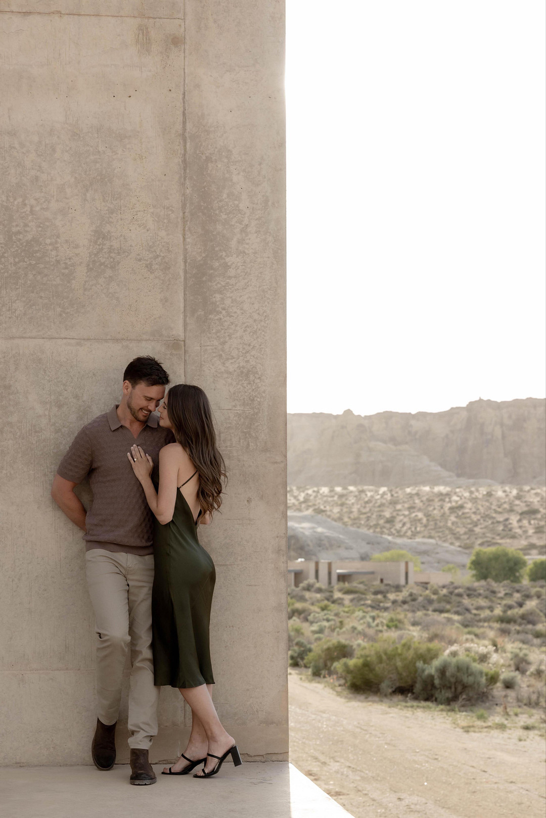 Hannah and Zachary's Helicopter Proposal at Amangiri - Brides ...