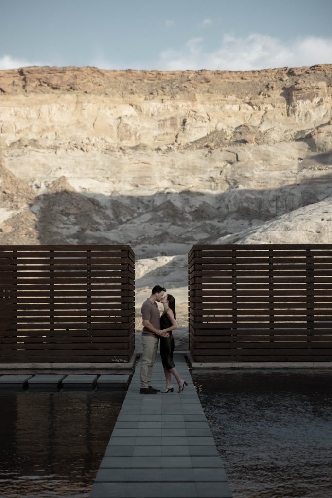 Hannah and Zachary's Helicopter Proposal at Amangiri - Brides ...