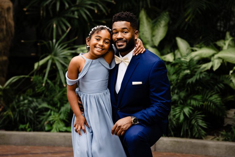 Alonna and Khalid's Beautiful Botanical Garden Wedding - Brides ...