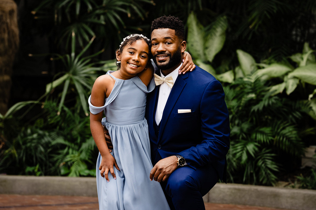 Alonna and Khalid's Beautiful Botanical Garden Wedding - Brides ...