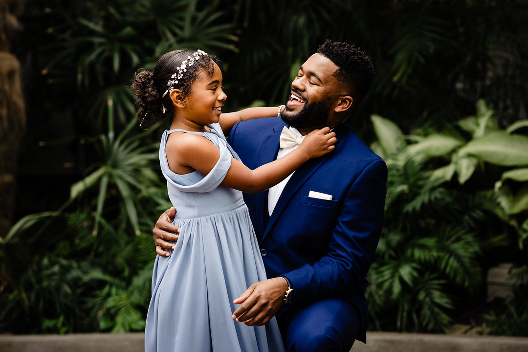 Alonna and Khalid's Beautiful Botanical Garden Wedding - Brides ...