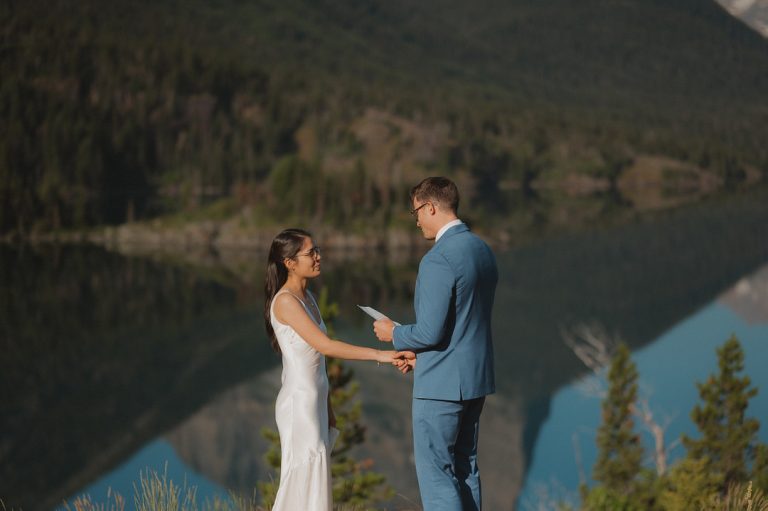 Kat and Mark's Elegant Mountain Elopement in Glacier National Park ...