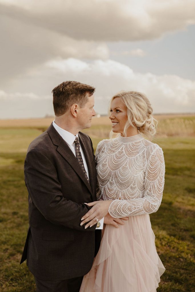 Meghan and Trey's Surprise Windy Wedding at Trey's Family's Farm ...