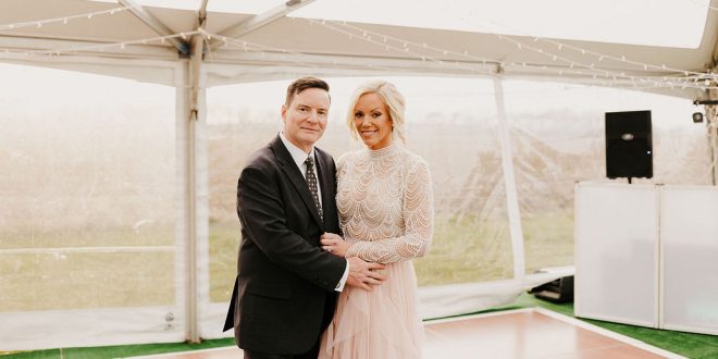 Meghan and Trey's Surprise Windy Wedding at Trey's Family's Farm ...