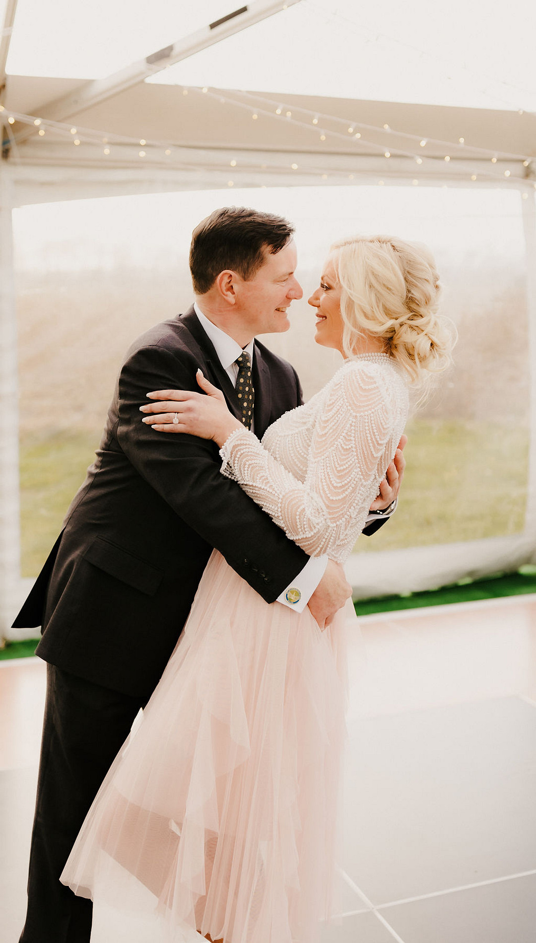 Meghan and Trey's Surprise Windy Wedding at Trey's Family's Farm ...