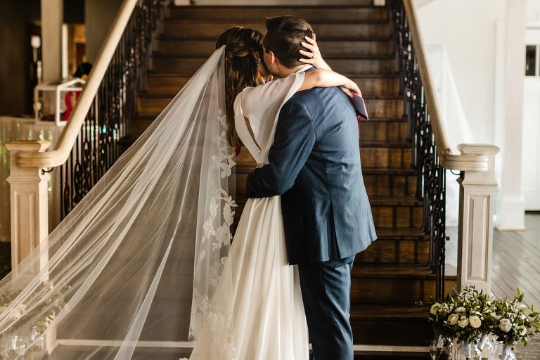 Riley and Elliott's Classic Wedding at Comfort by the Cross-Eyed ...