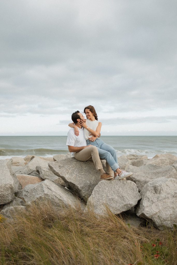 Emily and Heyward’s Engagement on the Carolina Coast's Fort Fisher ...