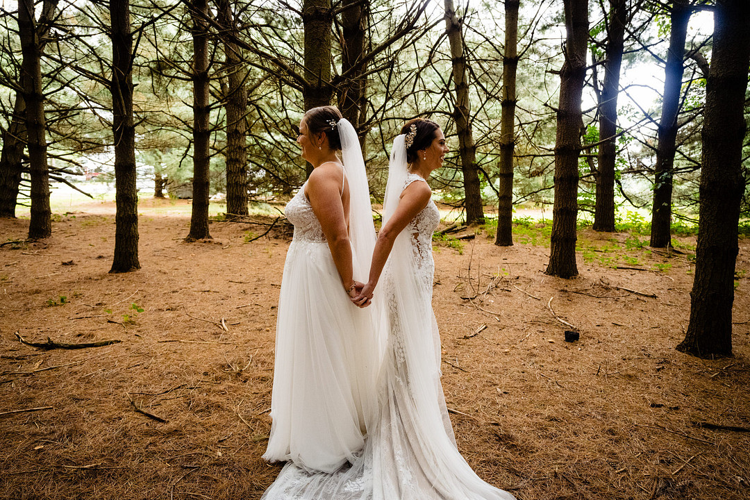 Alex and Haley's Fall Wedding at Buss Farms - Brides & Weddings Magazine