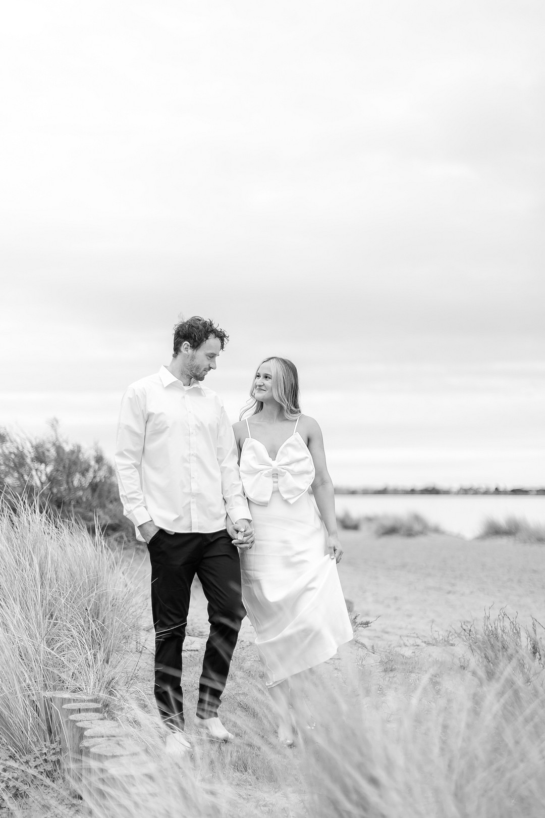 Mikayla and Ben's Engagement at Alameda Beach - Brides & Weddings Magazine