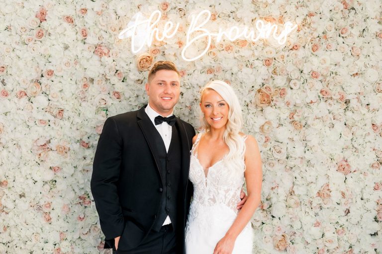 Courtney and Craig's Colorful Spring Wedding at Ellis Preserve - Brides ...