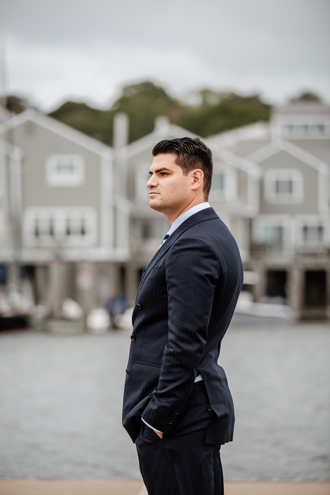Nautical Elegance in the Rain - Andrea and Daniel's Seaside Wedding ...