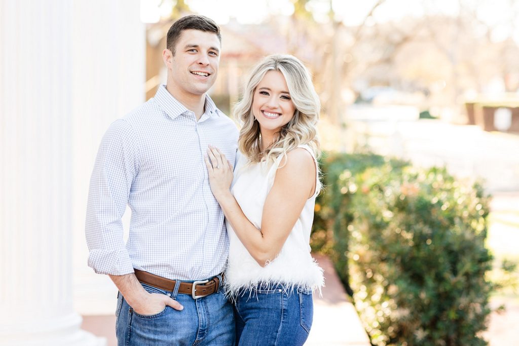 Tara and Mitchell's Romantic Engagement Session at Woodbine Mansion - Brides & Weddings Magazine