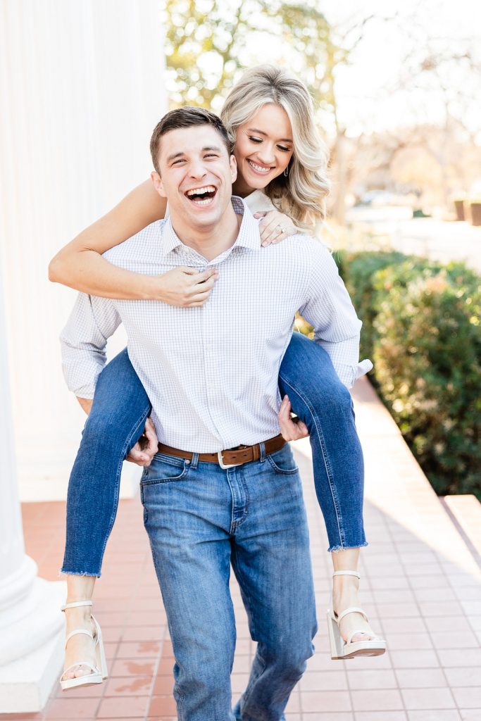 Tara and Mitchell's Romantic Engagement Session at Woodbine Mansion - Brides & Weddings Magazine