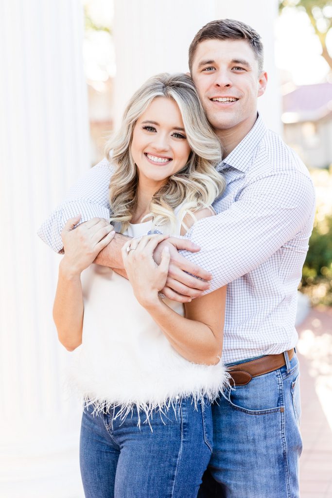 Tara and Mitchell's Romantic Engagement Session at Woodbine Mansion - Brides & Weddings Magazine