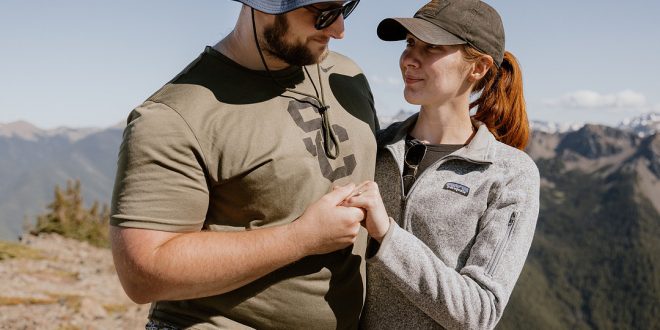 Lisa and Adam's Surprise Adventure Proposal at Olympic National Park ...