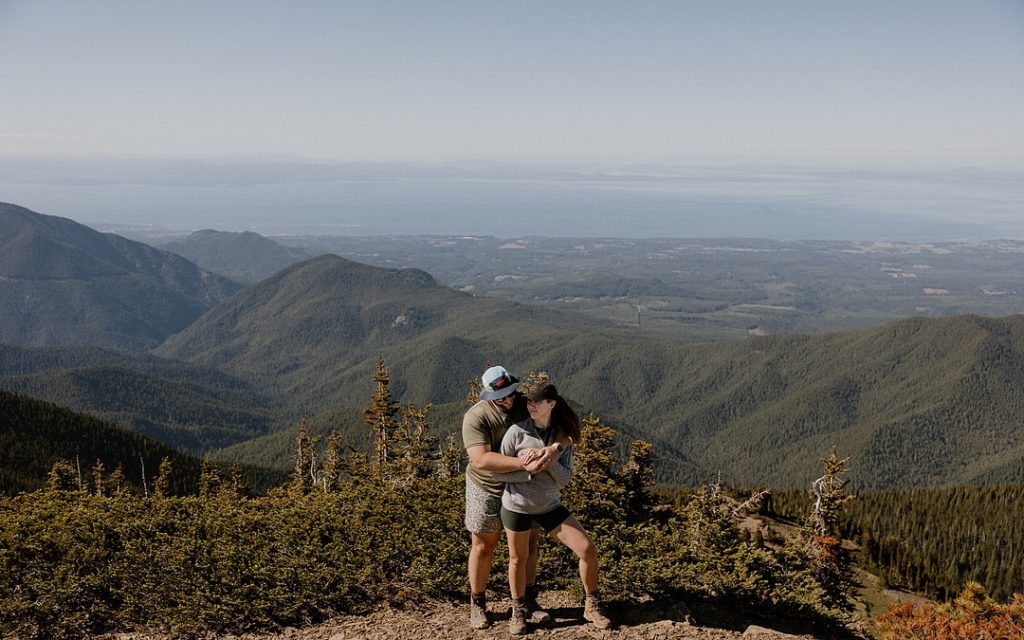 Lisa and Adam's Surprise Adventure Proposal at Olympic National Park ...