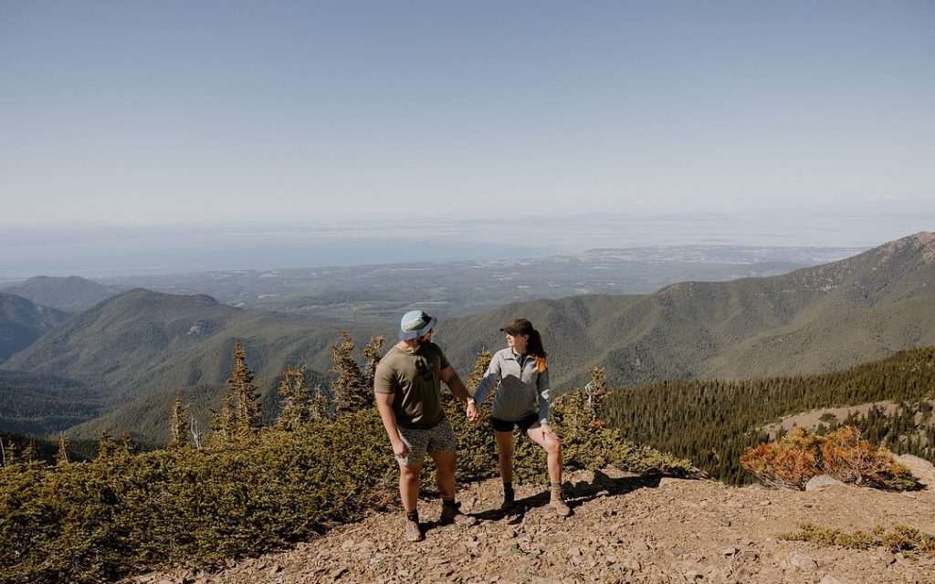 Lisa and Adam's Surprise Adventure Proposal at Olympic National Park ...