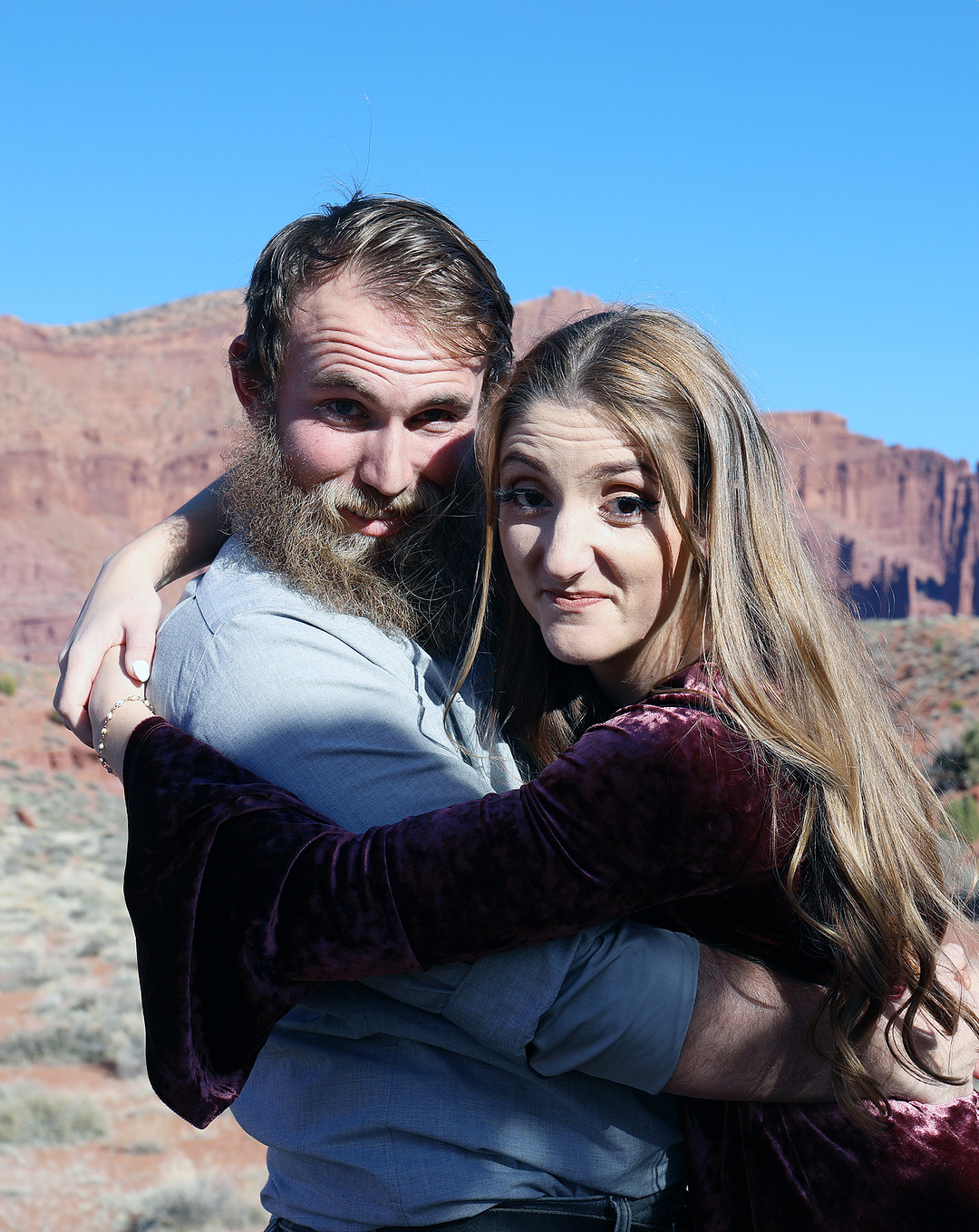 Mallory and Matthew's Engagement in the Desert - Brides & Weddings Magazine