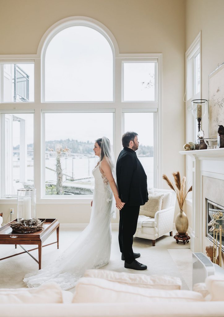 Ashley and Matt's Intimate Winter Waterfront Wedding - Brides ...