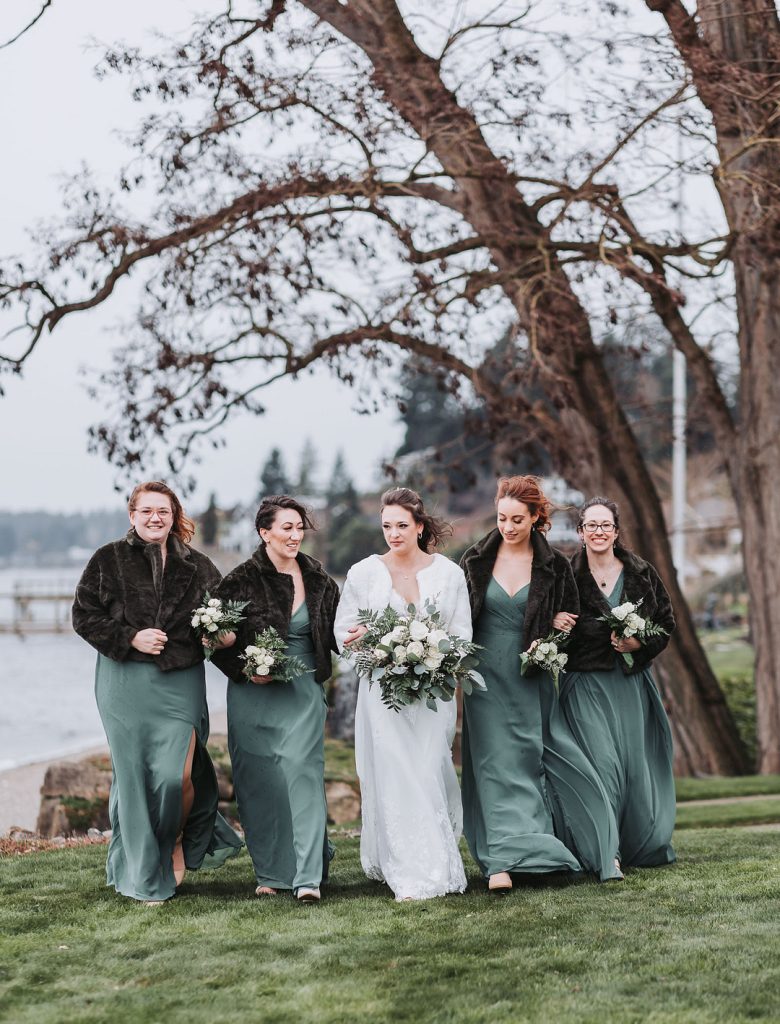 Ashley and Matt's Intimate Winter Waterfront Wedding - Brides ...