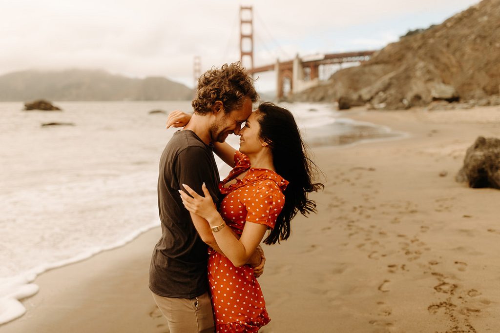Eva and Sebastian's Engagement Session at San Francisco's Marshall ...