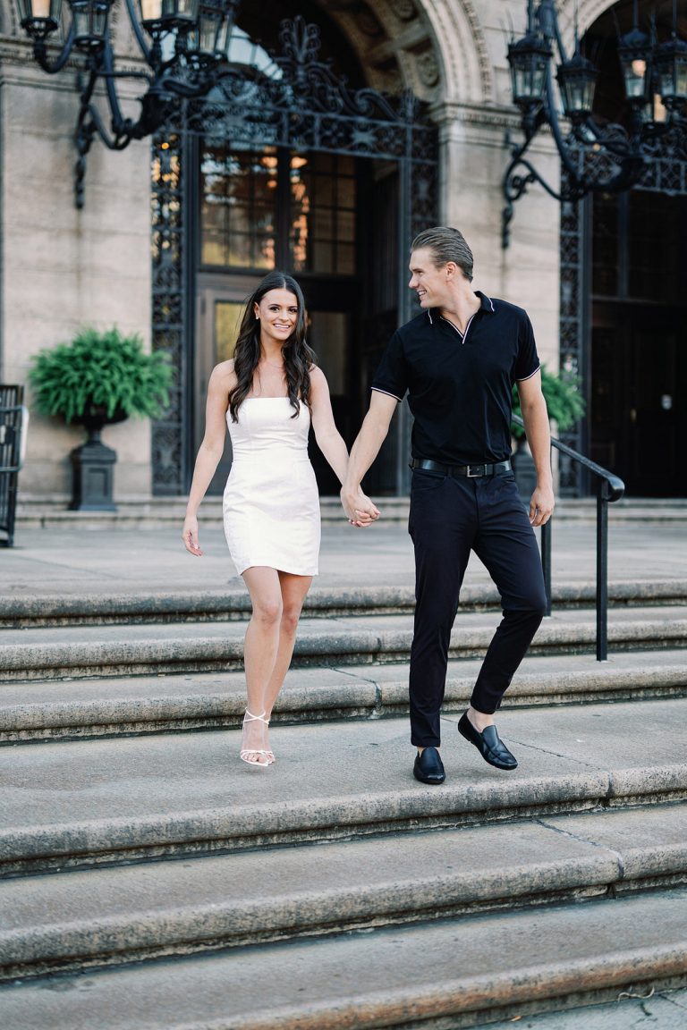 Leah and Dave's Chic Engagement in Boston - Brides & Weddings Magazine