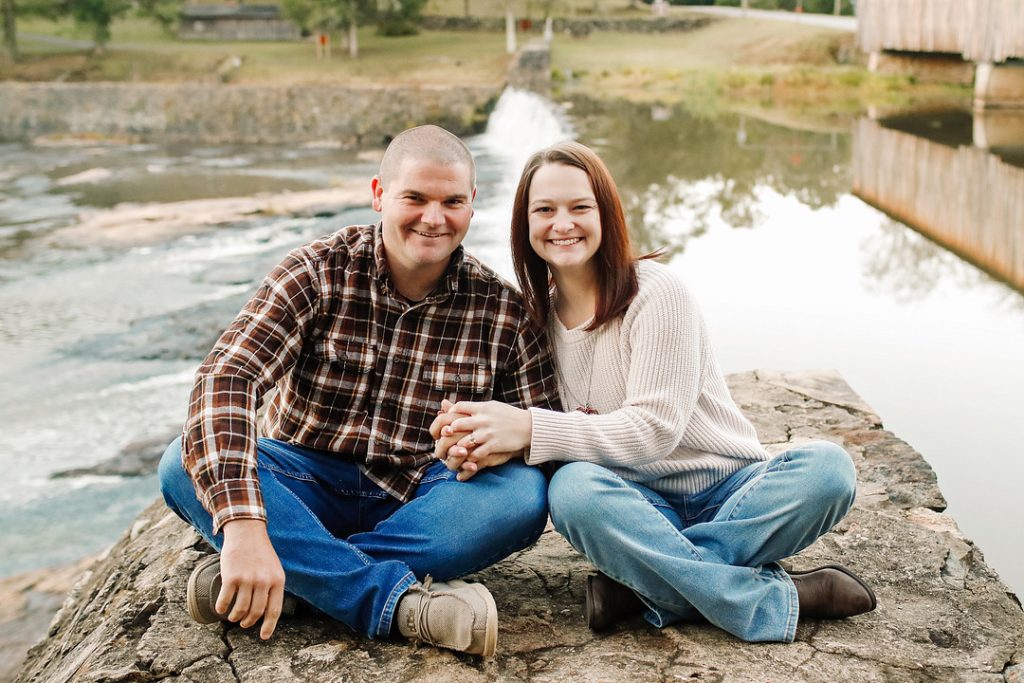 Chelsie and Joe's Enchanting Engagement at Watson Mill Bridge State ...