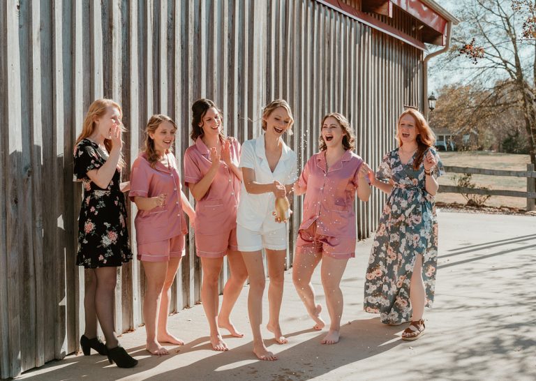 Haylee and Charlie's Breathtaking Outdoor Fall Wedding at The Roost at ...