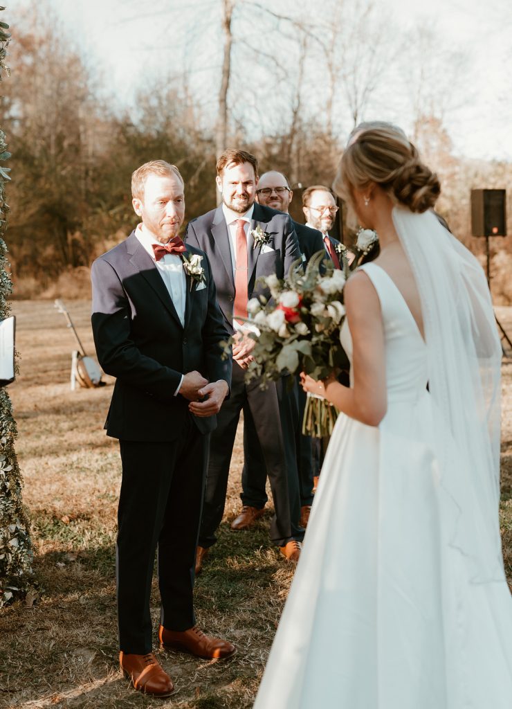 Haylee and Charlie's Breathtaking Outdoor Fall Wedding at The Roost at ...
