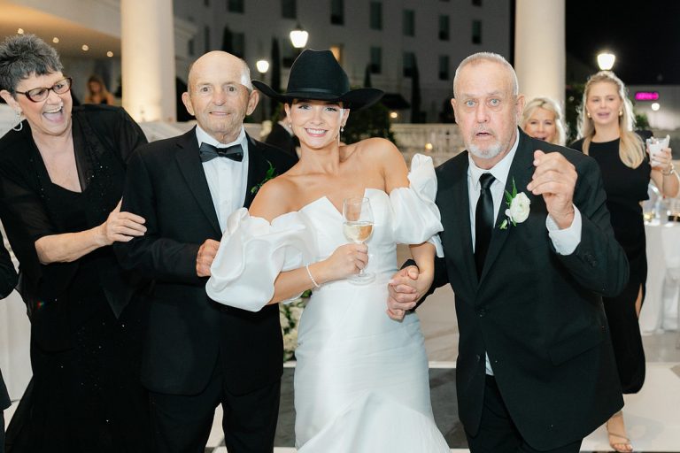 Rebecca and Austin's Classic Black and White Wedding at the World ...