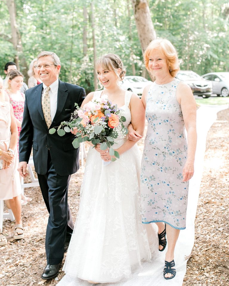 Leah and Michael's Intimate Backyard Wedding - Brides & Weddings Magazine