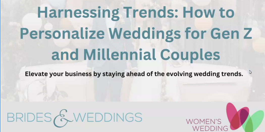 Harnessing Trends: How to Personalize Weddings for Gen Z and Millennial ...