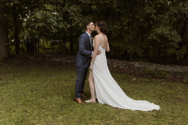Ashley and Andrew's Serene Lakefront Wedding at Warner's Lake - Brides ...