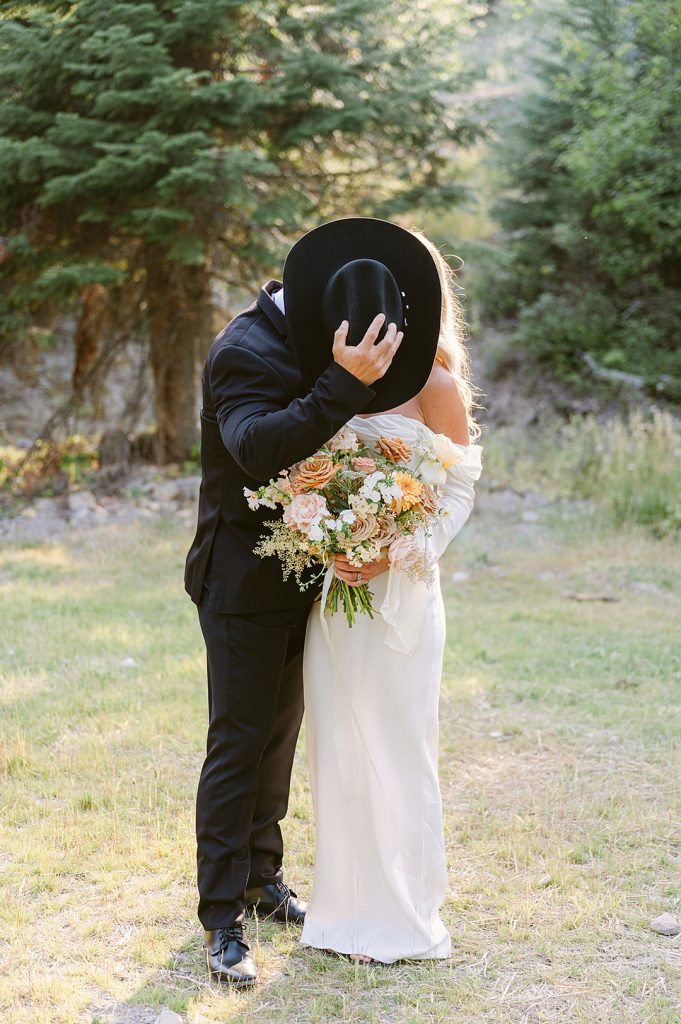 Vanessa and Chris's Upscale Modern Western Elopement in Whitefish ...