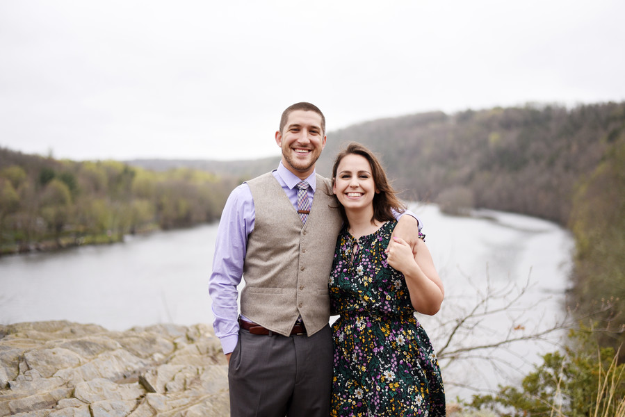 Hannah and Frank's Engagement Shoot at Lovers Leap State Park - Brides ...