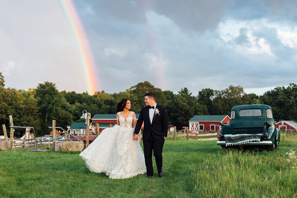 Erica and Frank’s Stunning Farm Wedding with Horses and a Magical ...