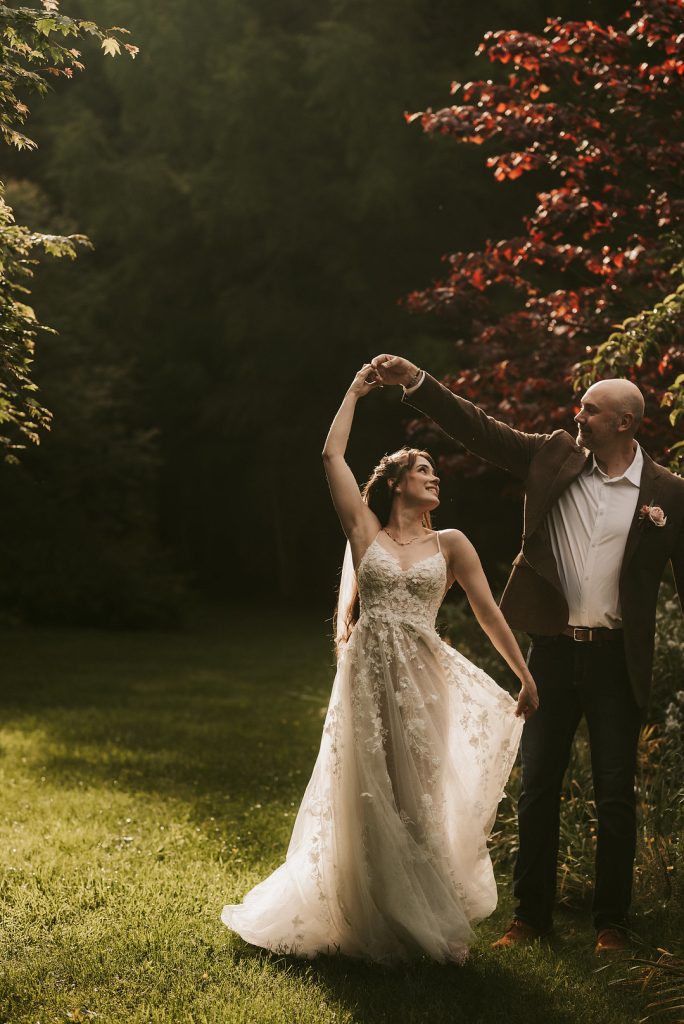 Devin and Tim's Intimate Wedding of Rustic Elegance - Brides & Weddings ...