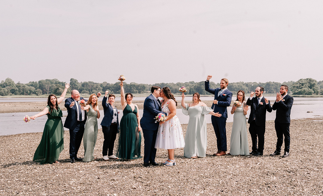 Rachel and Corey's Colorful, Garden-Inspired Summer Wedding on the ...