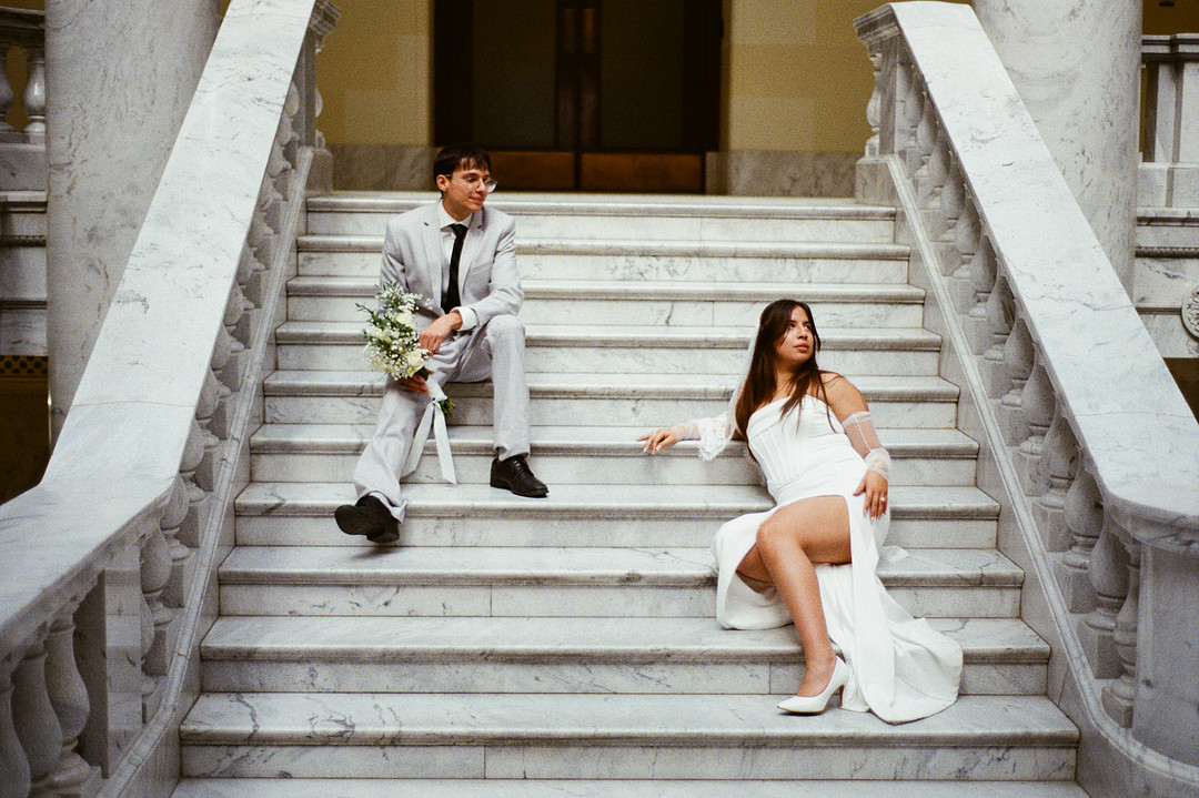 Beautifully Simple and Elegant Styled Shoot Elopement at Utah State ...